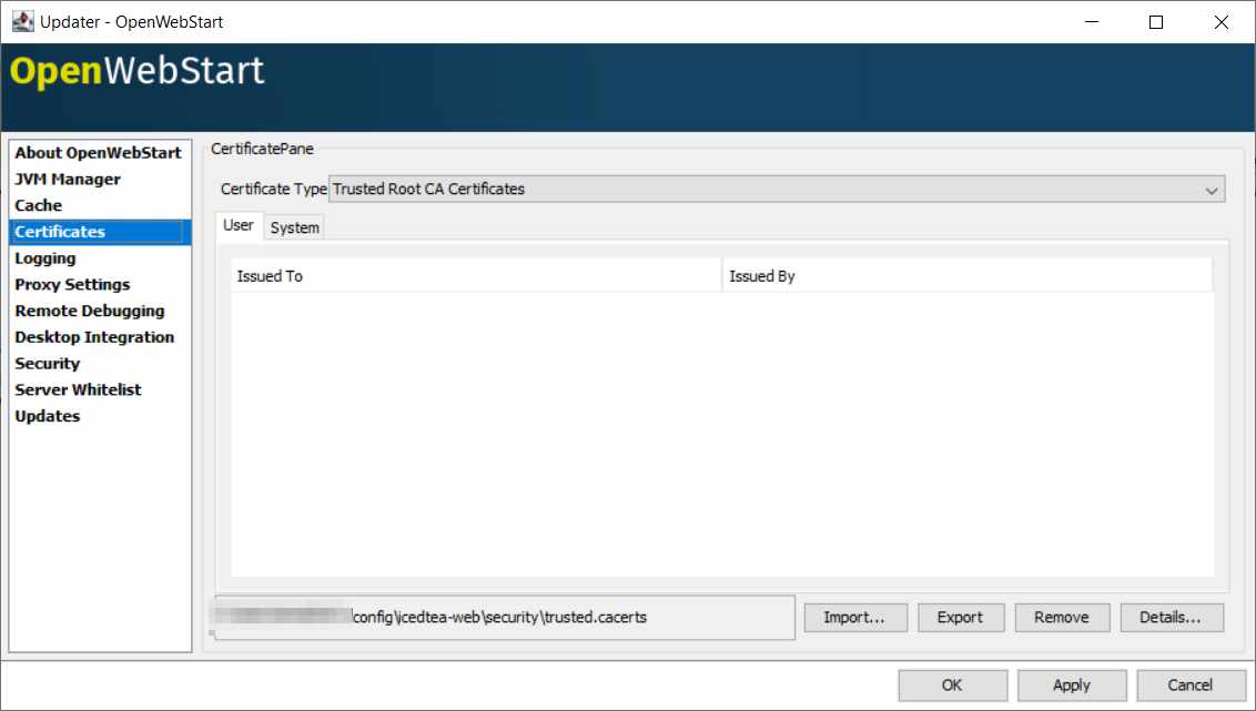 OpenWebStartでJNLPを使う - Mark Creators
